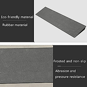 GUENZO Threshold Ramp, Wheelchair Ramp, Indoor Rubber Threshold Ramps Rise Curb Ramps Entrance Service Ramps for Home, Steps, Stairs, Wheelchair, Floor Sweeper Curbs (Size : 99 * 5 * 1cm)