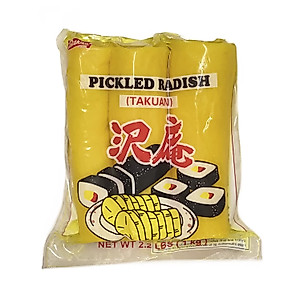 Shirakiku Takuan (Pickled Radish) - 35.2oz/2.2 LB - Pack of 1