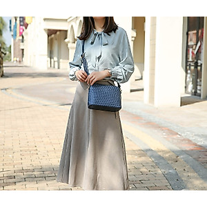 MKF Collection Shoulder Bag for Women, Crossbody Purse & Wristlet: PU Leather Satchel Pocketbook 3 PCs Handbag Set