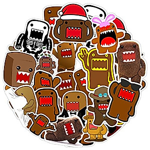 20 Pcs Stickers Pack Domo Colorful Vinyl Waterproof Aesthetic for Laptop Water Bottle Bumper Car Bike Luggage Guitar Skateboard