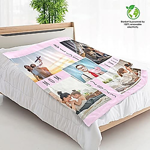 Zivodoon Mothers Day Blanket Gifts, Personalized Mothers Day Best Gifts, Birthday Gifts for Women, Mothers Day Best Gifts from Daughter, Mothers Day Personalized Gifts for Mom, Custom Blanket