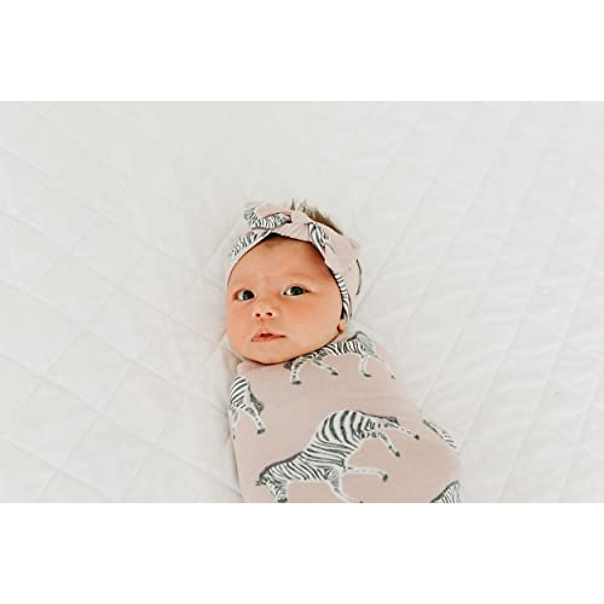 Copper Pearl Large Premium Knit Baby Swaddle Receiving Blanket Zella