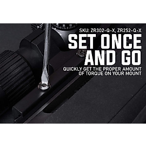 Monstrum 3-9x32 AO Rifle Scope with Illuminated Range Finder Reticle and Parallax Adjustment | ZR252 Quick Release Scope Mount | Bundle