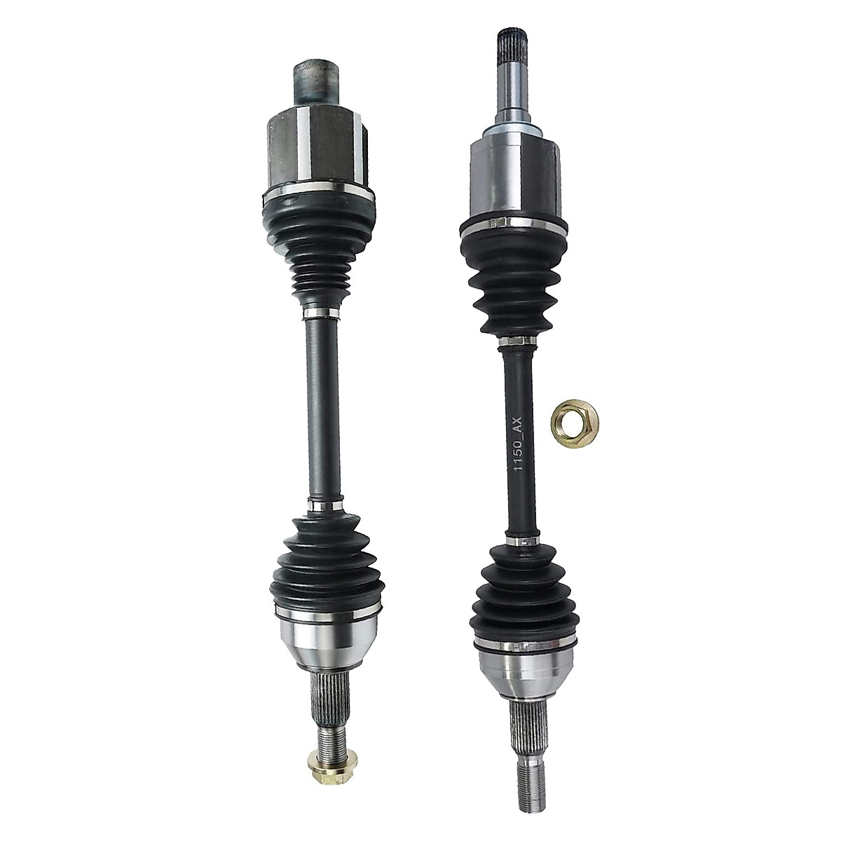 Detroit Axle - Front CV Axles for Buick Enclave Chevy Traverse GMC Acadia Limited Saturn Outlook 2 CV Axle Shafts Set Replacement