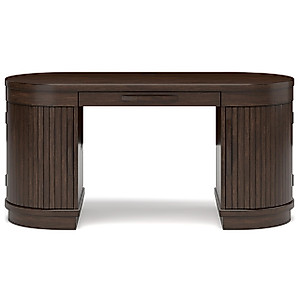 Signature Design by Ashley Korestone Home Office Desk, 63" W x 26" D x 30" H, Dark Brown