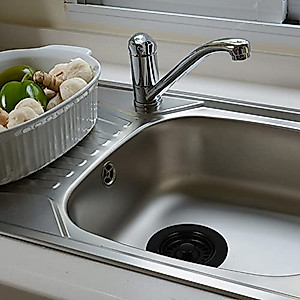 DOITOOL Sink Filter Sink Water Stopper Kitchen Sink Strainer Basin Plug Sink Drain Plug Sink Drain Stopper Sink Stopper Black Basket Black Sink Vessel Sink Abs Acrylic Filter Basket