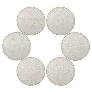 xigua Placemats Set of 4 Heat-Resistant Round Placemats for Dining Table Washable Table Mats, Stain Resistant Minimalist Russet Jute Motif Placemats for Kitchen Table