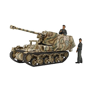 Tamiya 35370-000 1:35 German Sd.Kfz.135 Marten I Hunting Tank, Highly Model, Plastic Kit for Assembly, Detailed Replica, Unpainted, Brown