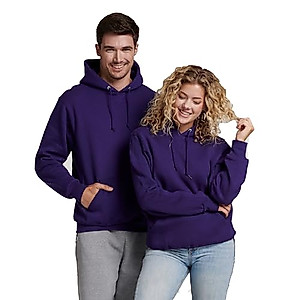 Russell Athletic Men's Dri-Power Pullover Fleece Hoodie, Purple, Small
