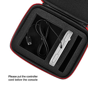 Keten Carry Case for SNES Classic Mini, Deluxe Travel Carrying Case Perfect Protection for Super Nintendo NES Classic Mini Console (2017), Fits for 2 Controllers and HDMI Cable Controller