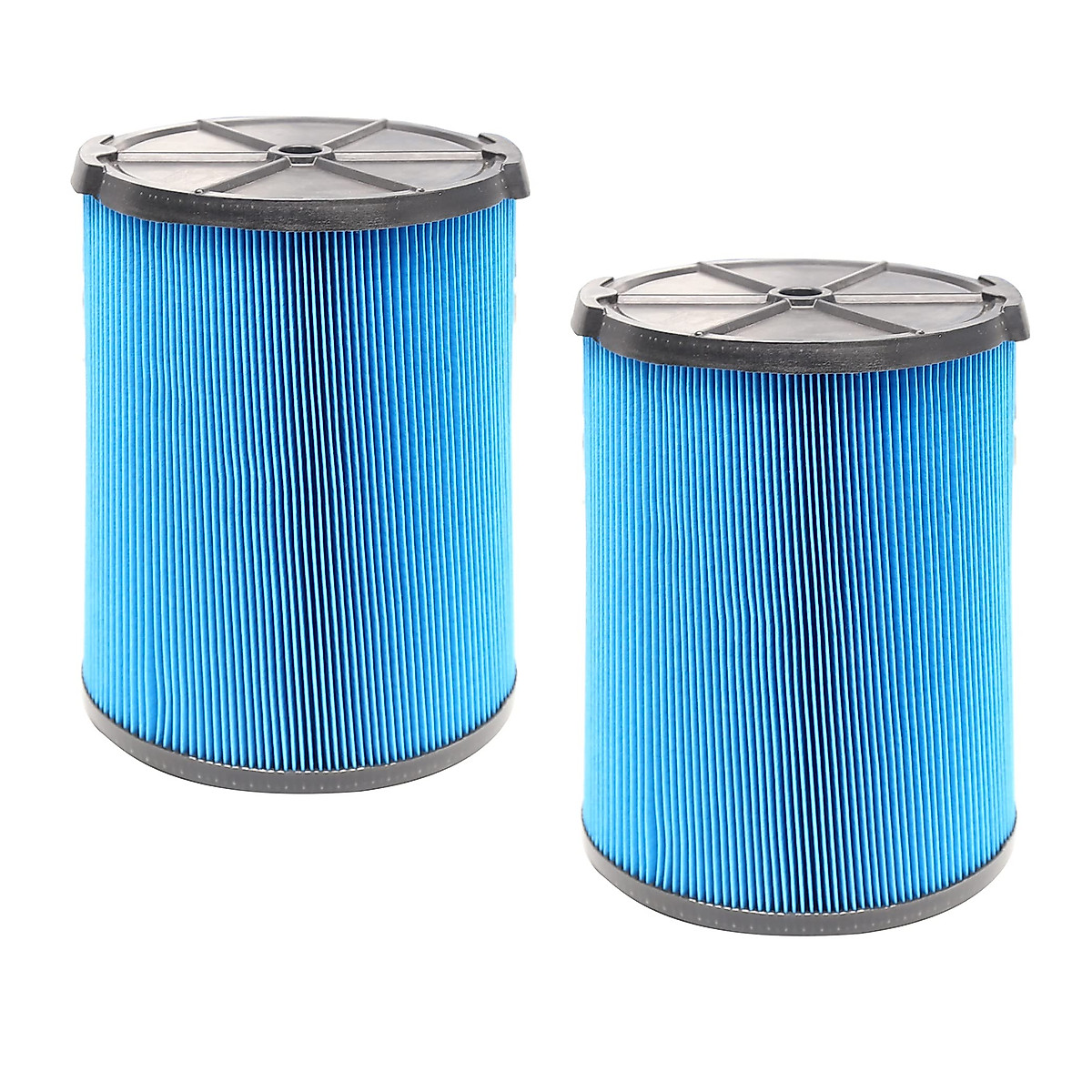 2Pack VF5000 Replacement Filter Compatible with Ridgid Shop Vac 5-20 Gallon Wet/Dry RV2400A RV2400HF RV2600B WD06700 WD0671 WD0970EX0 WD0970M0 WD1270 WD1450 WD1680