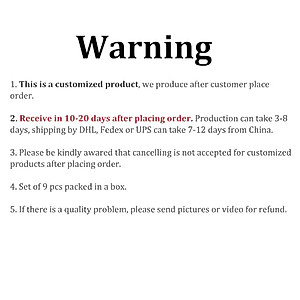 ACTINTOOL Diamond Grinding Metal Tooling for Walkbehind Floor Grinder (Pack of 9)