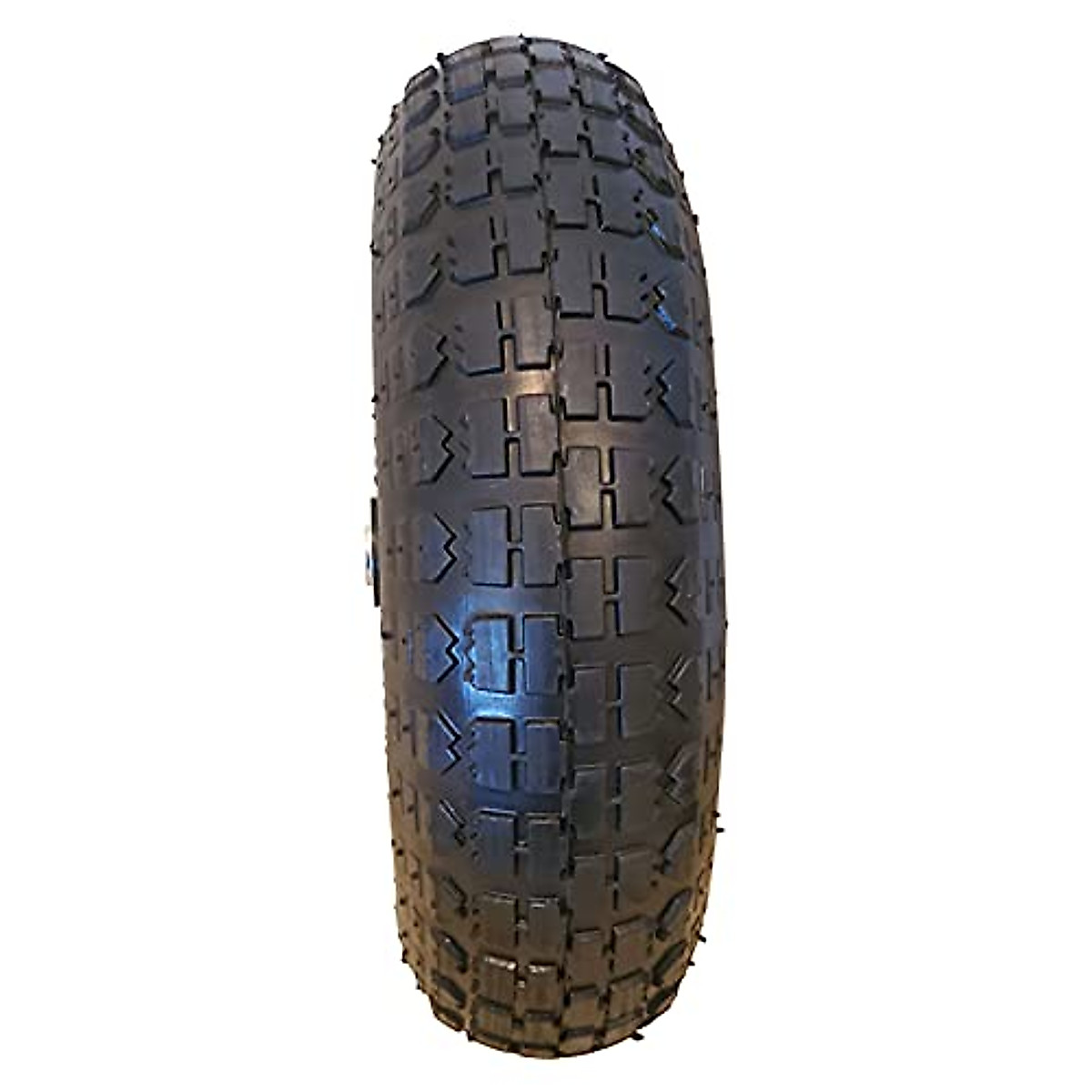 13" Hand Truck/Utility Cart Air Tire Replacement Dolly Wheel 4.00-6 (Black)