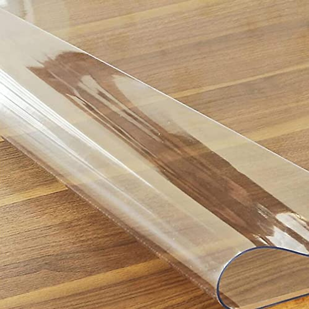 Clear PVC Desk Chair Mat 1.5mm Vinyl Floor Protector Mat,Chair Mat-PVC Transparent Non-Slip Durable Floor Protector Mat for Office Home Hard Floor Carpet Hallway Hardwood Floors Mat Protect Pad,60/80