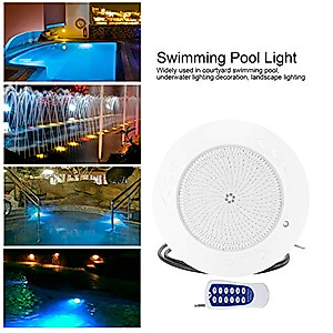 Wosune Landscape Lights, Pool Light Practical for Underwater Lighting for Garden Engineering Design for Public Fountain Squares for Courtyard Swimming Pools(SL-8001)