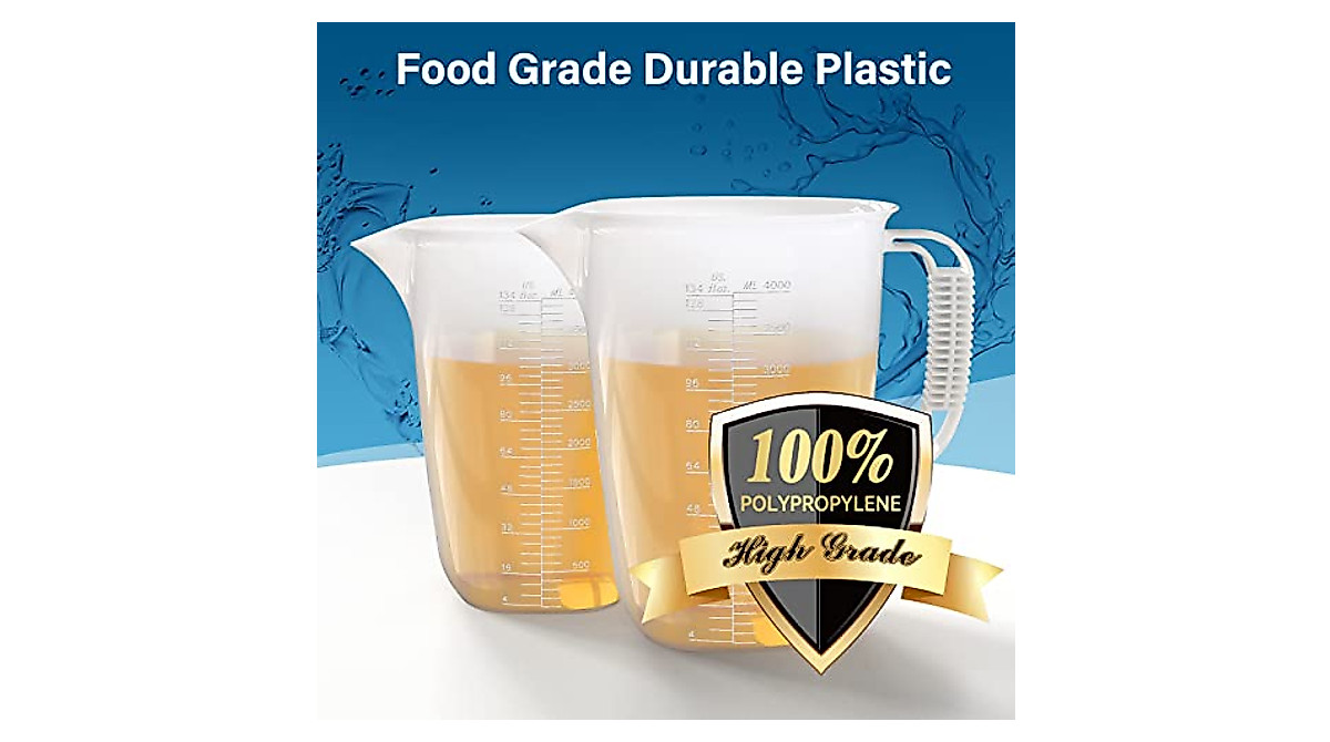 Luvan 1 Gallon Measuring Pitcher - Durable & Versatile