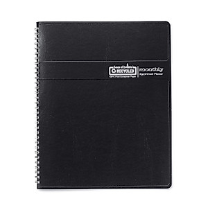 House of Doolittle 2024 Calendar Planner, Monthly, Black Cover, 8.5 x 11 Inches, December - January (HOD26202-24)