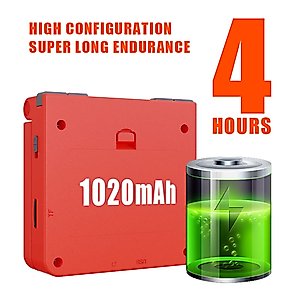 ZOSTER Powkiddy V90 Handheld Game Console Portable Retro Built in 6,000 Games 64G 3.0 Inches IPS Screen Open Source System Arcade Game Console Toy Gift for Kids Adults