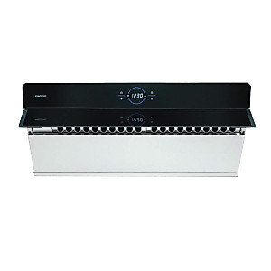 Pacific Side Suction Under Cabinet Ducted Range Hood 30 inch - 1200CFM 4-Speed Powerful Wall Mount Kitchen Vent Hood - Electric Stainless Steel, Ultra Quiet, Touch Control, LED Lights PQ6830AB