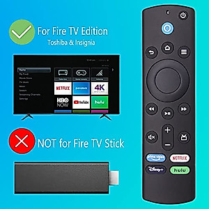 Replacement Voice Remote L5B83G (3rd GEN) Compatible with Fire TV Stick 4K for Amazon Fire TV Stick (2nd Gen, 3rd Gen, Lite, 4K), Fire TV Cube (1st Gen and Later) and Fire TV (3rd Gen)