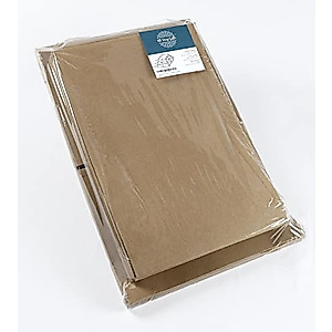 All Day Gifts 10 Assorted Kraft Gift Boxes with Lids - Thick Heavy Duty Kraft Apparel Boxes