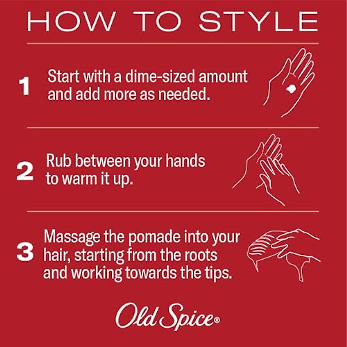 Old Spice Hair Styling Fiji Pomade for Men Flexible Hold Low Shine, 2.22 oz