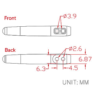 CIVIVI Praxis Bundled Titanium Pocket Clip, Great EDC Knife Set