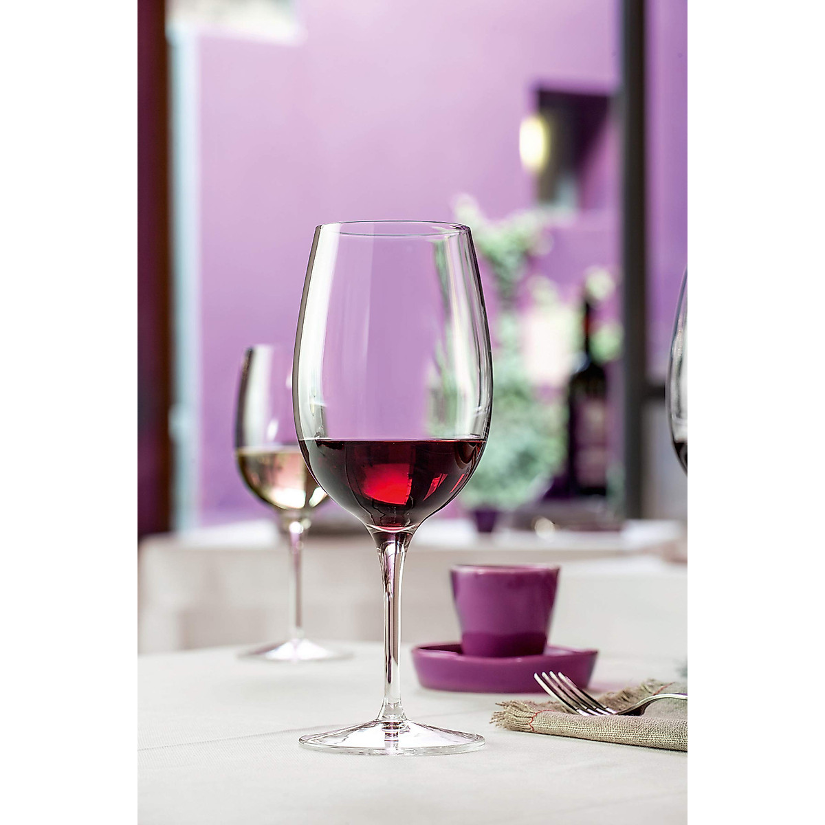 Luigi Bormioli Palace 20 oz Grand Vini Wine Glasses (Set Of 6), Clear