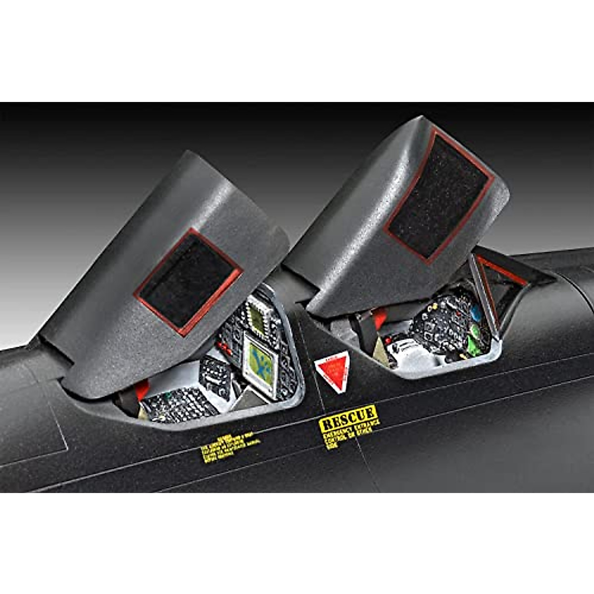 Revell 04967 Lockheed SR-71 Blackbird 1:48 Scale Model Kit, Unvarnished