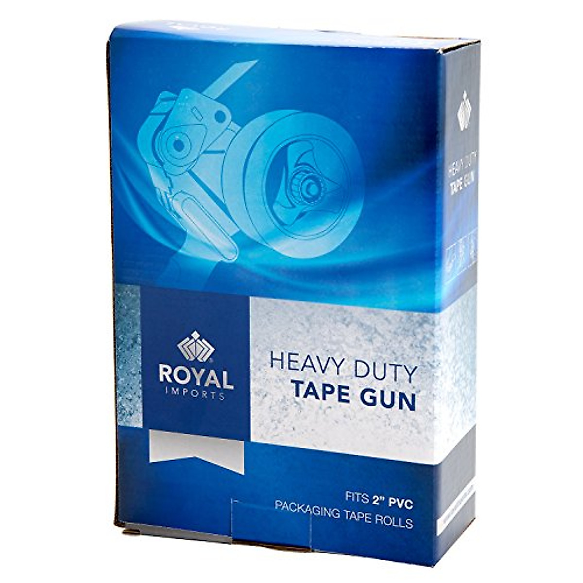 Royal Imports Packing Tape Dispenser, Shipping Tape Gun, Heavy Duty Roller for Box Sealing, Moving, Office, Warehouse, Packaging, Industrial Durable Handheld Tape Cutter - Fits 2" Wide Rolls