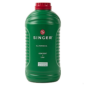 SINGER Industrial Sewing Machine Oil - 1 Liter (33.8 Oz.) All Purpose Oil