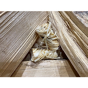 Wood Wool Fire Starter 50 Pack – Long Burn Time Up to 10 Minutes, Ideal Fire Starters for Campfires and Charcoal Starter – Made from Wood and Wax