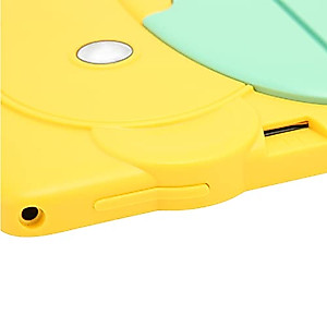 Kids Tablet, Toddler Tablet Single Speaker 8 Cores CPU Dual Camera 100240V with Stand for Baby (US Plug)
