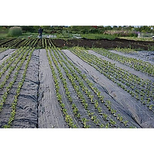 HOOPLE 3FT*180FT Premium Garden Weed Barrier Landscape Fabric Durable & Heavy-Duty Weed Block, Easy Setup