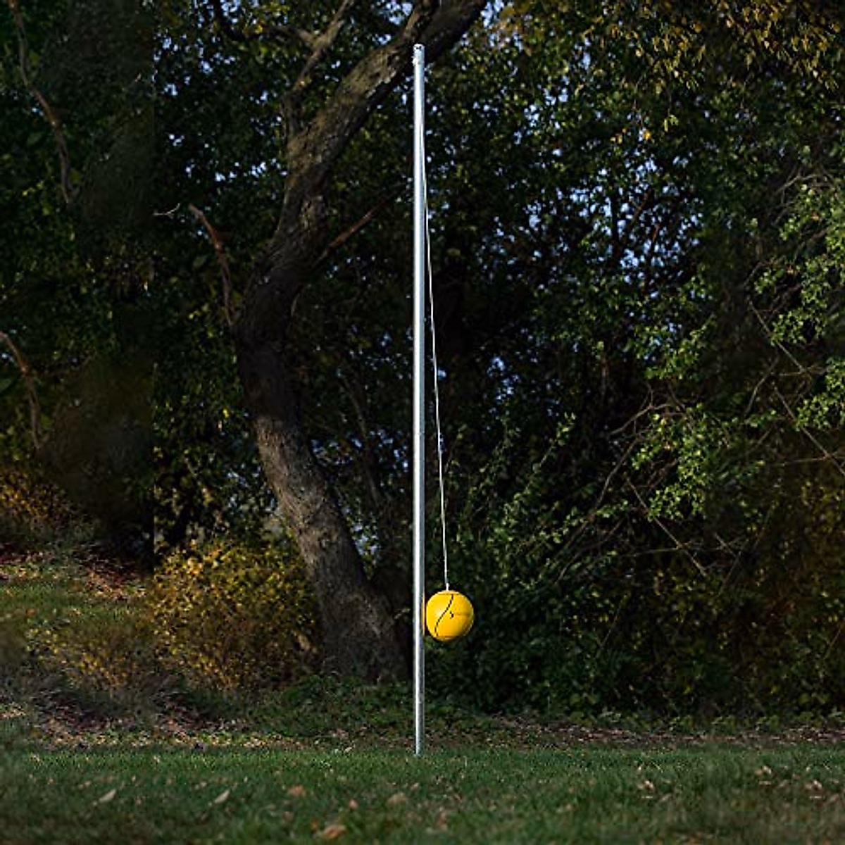 STERLING Sunnywood Sports Premium Tetherball Set for Outdoor Backyard with Ball, Rope and Pole 10-1/2' Height