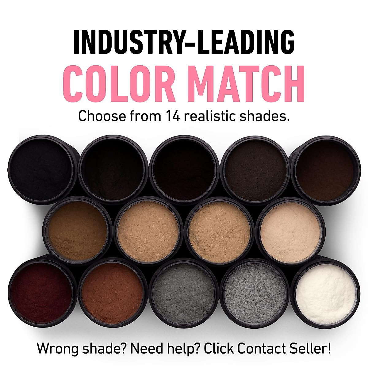 BOLDIFY Hair Fibers (28g) - Fill In Thinning and Fine Hair for an Instantly Fuller, Thicker Look - 14 Shades for Women & Men - Dark Brown