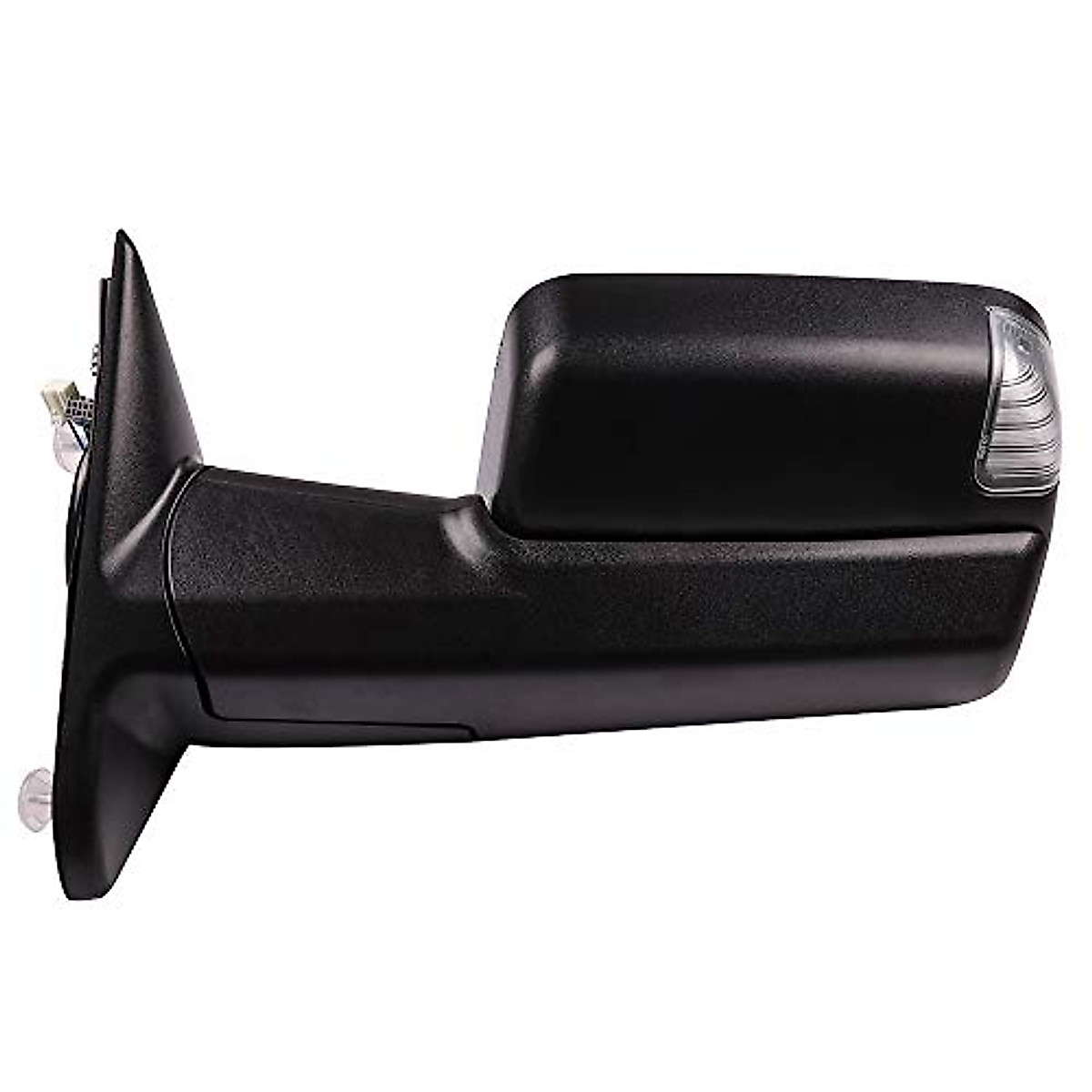 YISHUEE Towing Mirrors Power Adjusted Heated LED Turn Signal Puddle Light Housing(Pair Set)Tow Mirrors Replacement Compatible for 2010 for Dodge for Ram 2500 3500 2011-2018 for Ram 1500/2500/3500