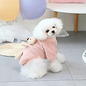 Pet Clothes for Large Dogs Female Dog Clothes Fall and Winter New Teddy Summer Shirt Soft Breathable Apparel Small Breed Sweatshirt Teddy Sweater