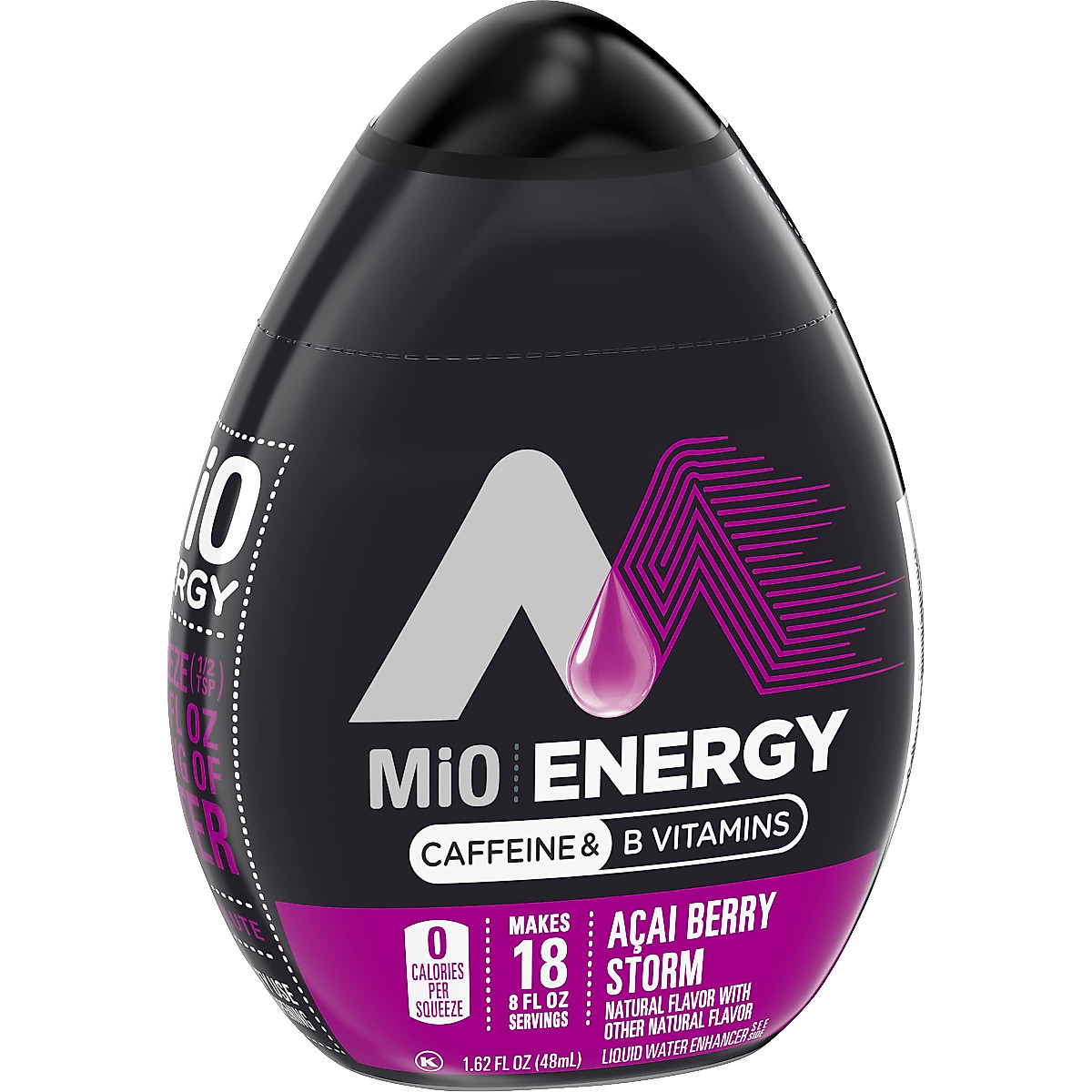 Mio Energy Liquid Water Enhancer, Acai Berry Storm, 1.62 Fl Oz (Pack of 4)
