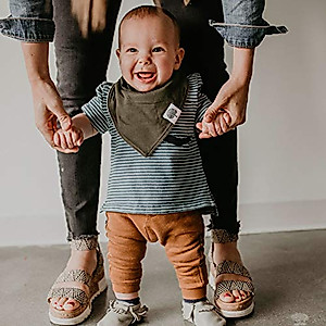 Parker Baby Bandana Drool Bibs 8 Pack Baby Bibs for Boys, Girls, Unisex - "The Estes Set"