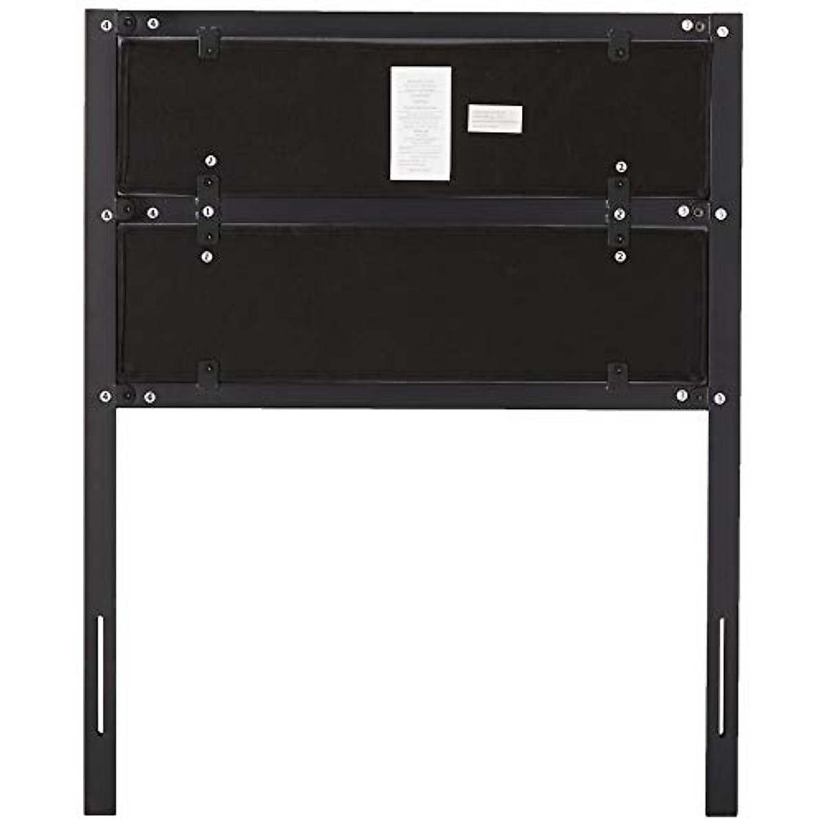 ZINUS Jessica Modern Studio Upholstered Metal Headboard, Twin