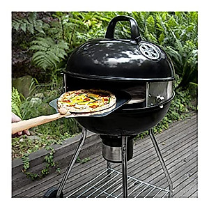 Pizzacraft PC7001 PizzaQue Deluxe Outdoor Pizza Oven Kettle Grill Conversion Kit, Silver, 18''/22.5''