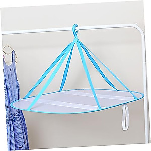 Zerodeko Hanging Clothes Laundry net Hanging Drying net Drying Rack Foldable Laundry Rack Collapsible Hangers Foldable Garment Rack Hanging Dryer Rack Sweater Clothes Dryer Drawer Sink Sock