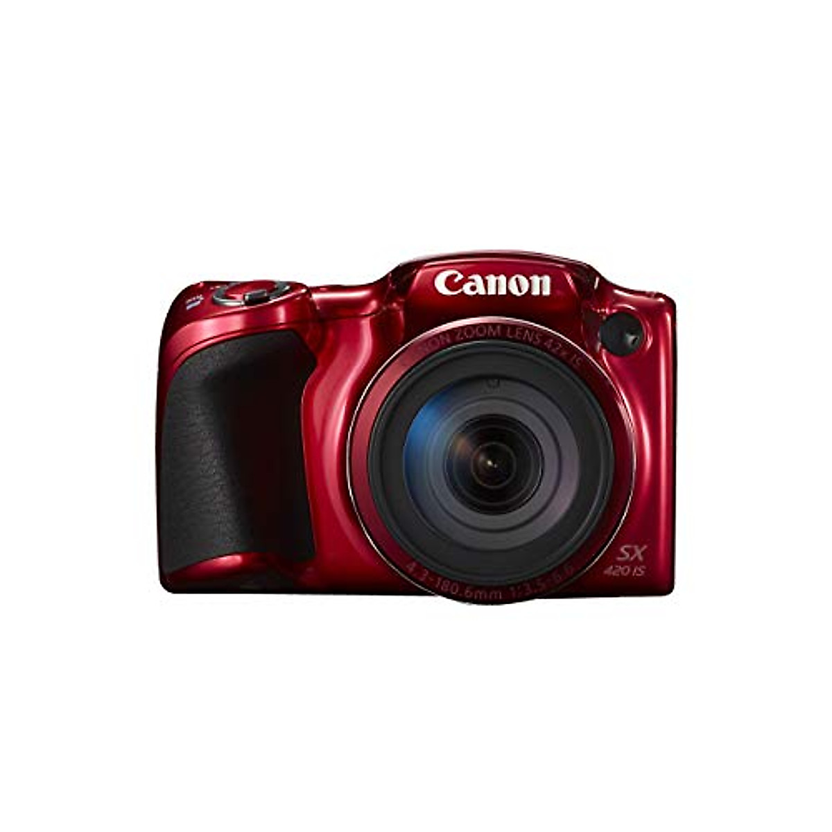 Canon PowerShot SX420 Digital Camera w/ 42x Optical Zoom - Wi-Fi & NFC Enabled (Red) (Renewed)