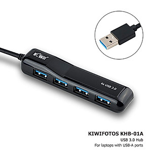 4 Ports USB 3.0 Hub, Ultra Slim Data Hub with High Speed Transfer Up to 5Gbps for iMac, MacBook, Mac Pro/Mini, Surface Pro, XPS, Notebook PC, Laptop USB Flash Drive Mobile Hard Drive