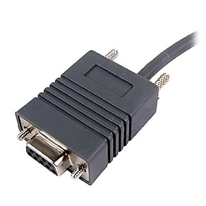 CBA-R02-C09PAR RS-232 Serial Cable for Motorola Symbol LS2208 LS4208 LS9208 Barcode Scanner Reader STD-DB9 Female 9FT Coiled Cable