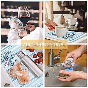 Lake House Decor, Lake House Decor for The Home, Lake House Gifts Kitchen Towels, Lake Life Decor Dish Towels Set of 4, Life is Better at The Lake Hand Tea Towels Housewarming Gifts for New Home