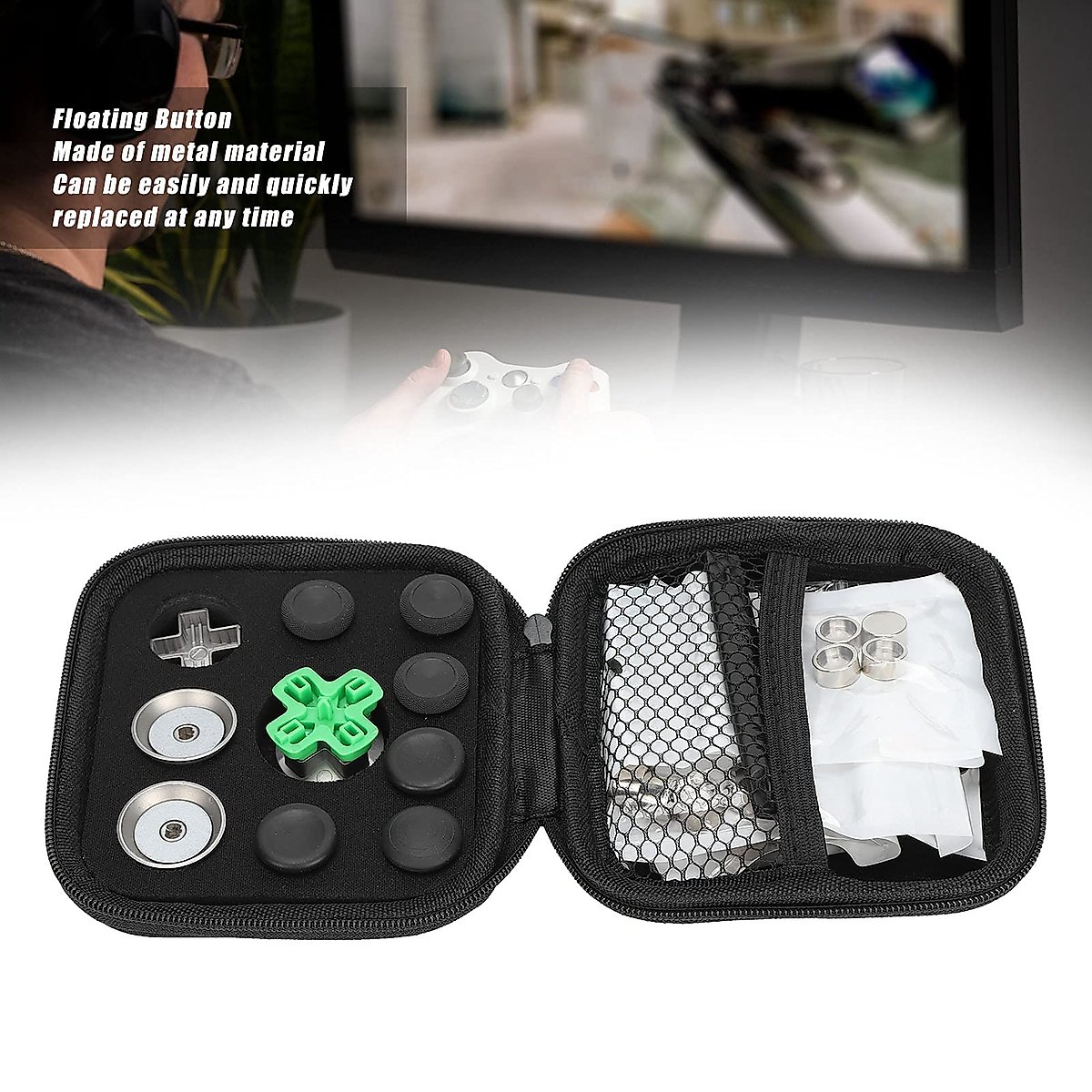 Controller Button, Console Game Accessories Comfortable Hand Feel Portable Easy Installation for Repair Parts