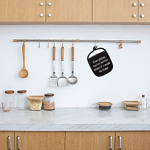 Everything Tastes Better When It's Made by Nana Pot Holder Grandma Pot Holder Gift for Nana (Made by Nana Red)