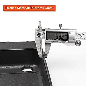 QuliMetal Cast Iron 7658 Grill Griddle for Weber Spirit 200, Spirit 300, Spirit II 200, Spirit II 300, Spirit E210, E310, Genesis Silver/Gold B/C, Genesis 1000-5000, Replace for Weber 7597 Griddle